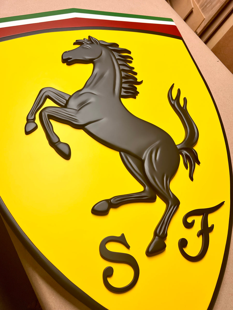 Ferrari Shield – The Living Timber Co.